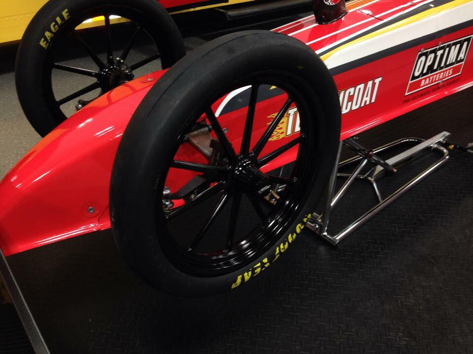 Sander Engineering Anglia & Strange Spindle Mount Drag Racing Wheel