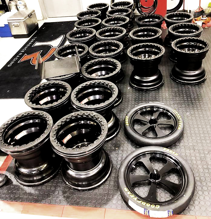 Sander Engineering Anglia & Strange Spindle Mount Drag Racing Wheel